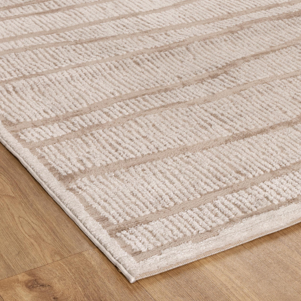 Sierra Abstract Ivory Lines Rug – Cheapest Rugs Online