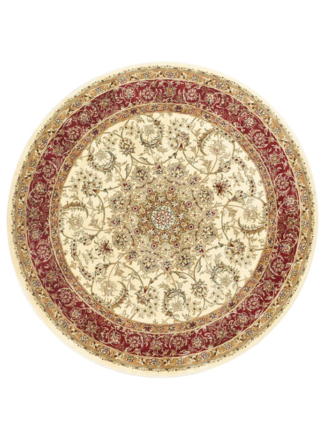 Alice High Density Turkish in Cream : Round Rug – Cheapest Rugs Online