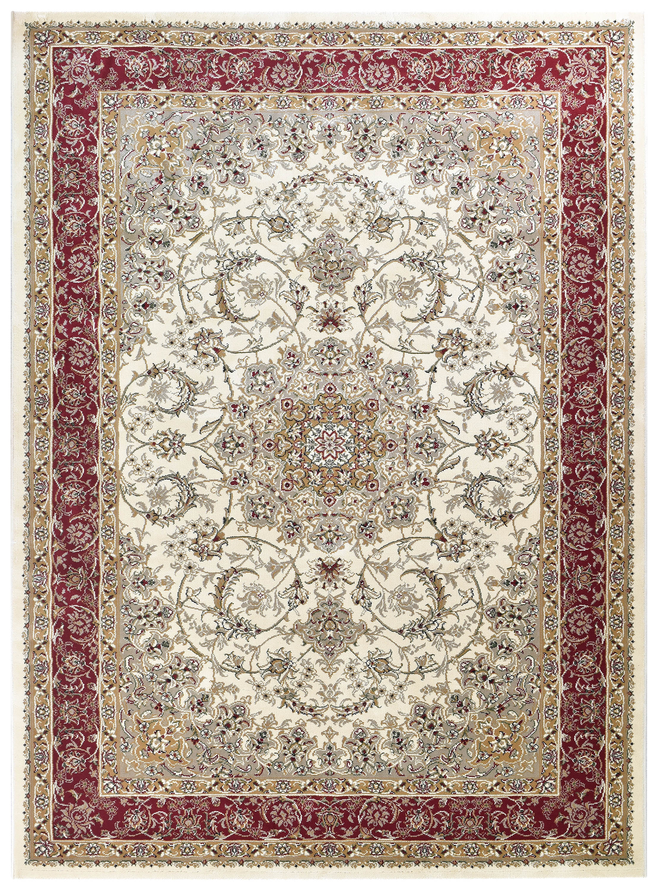 Alice High Density Turkish in Cream & Red Rug – Cheapest Rugs Online