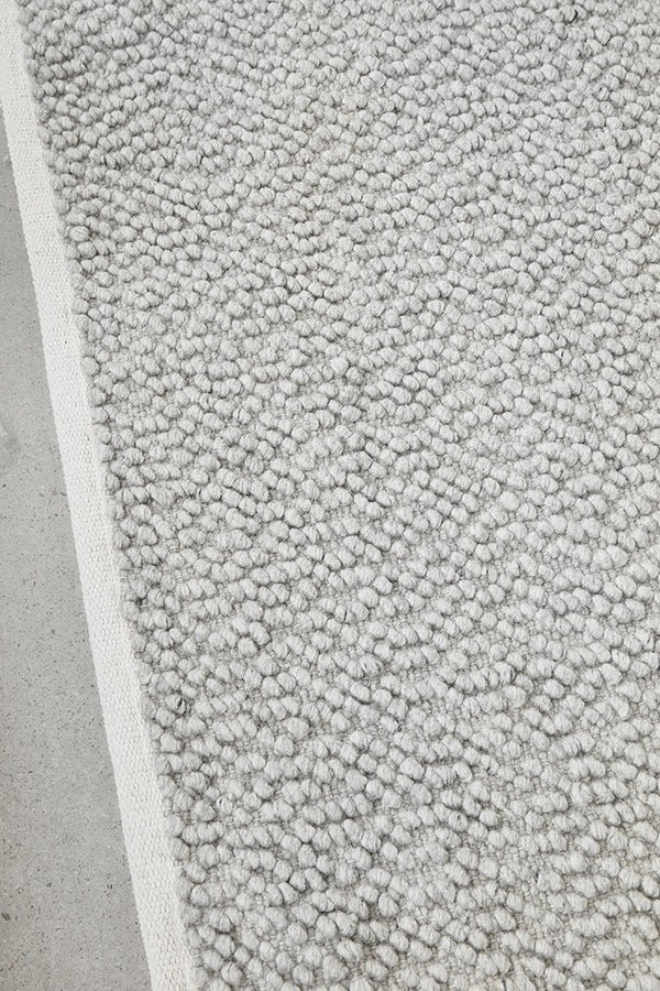 Boucle Touch Of Modern Elegance In Grey Rug – Cheapest Rugs Online