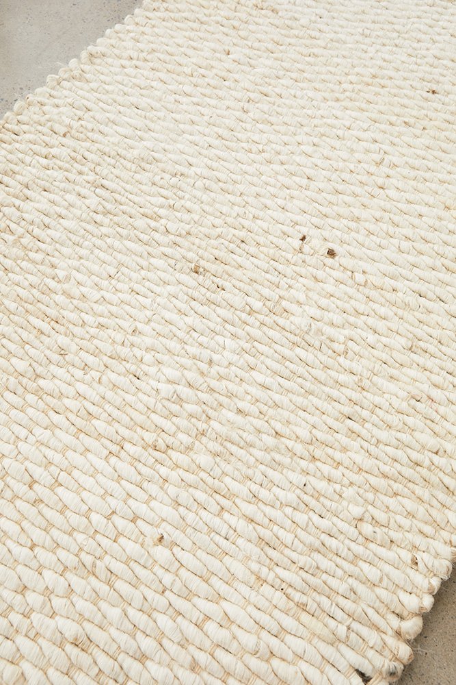 HIVE Modern Style In White : Runner Rug – Cheapest Rugs Online