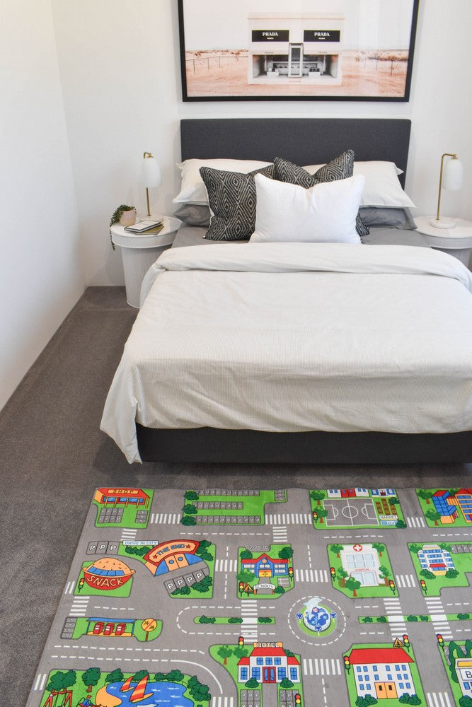 Road Map Green Machine Washable Kids Mat – Cheapest Rugs Online