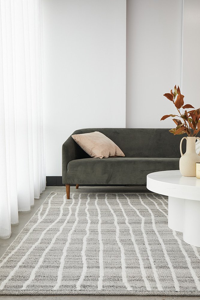 Stockholm Lucas Modern Design In Grey & White Rug – Cheapest Rugs Online