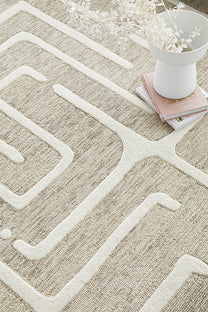 Summit Maze Linen Rug – Cheapest Rugs Online