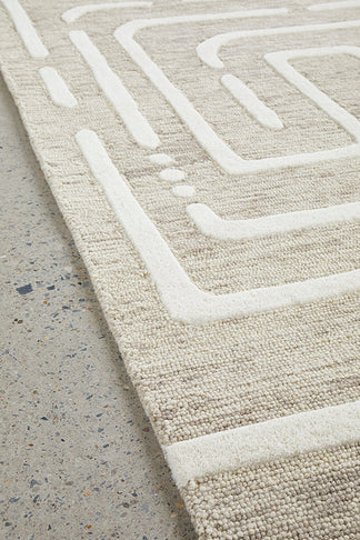 Summit Maze Linen Rug – Cheapest Rugs Online