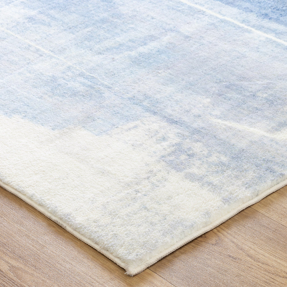 Cloud Modern Neutral Abstract in Blue Rug – Cheapest Rugs Online