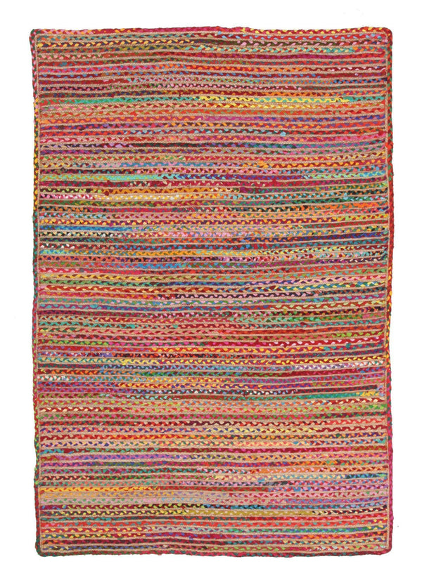 Jute Braid Rug In Rainbow – Cheapest Rugs Online