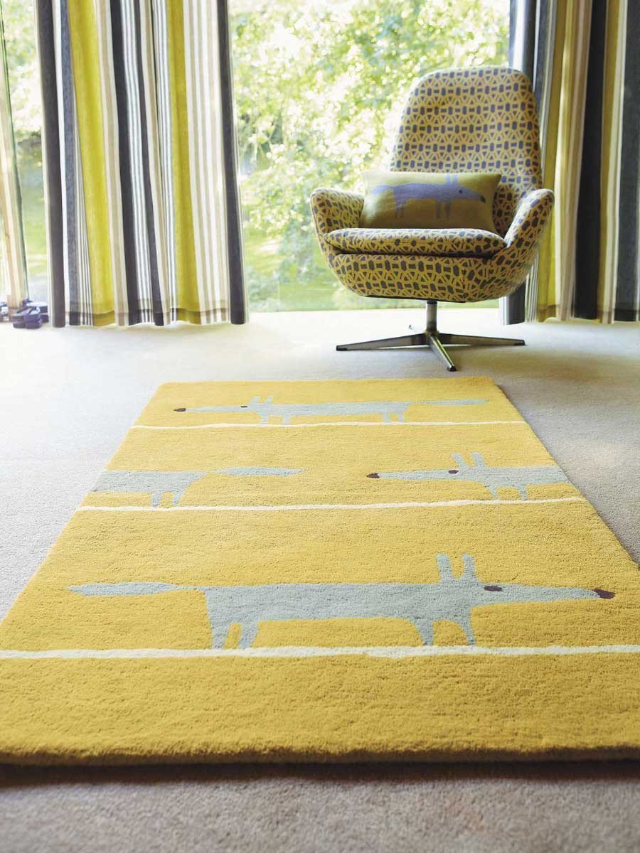 Scion Mr Fox Rug Mustard 25306 – Cheapest Rugs Online
