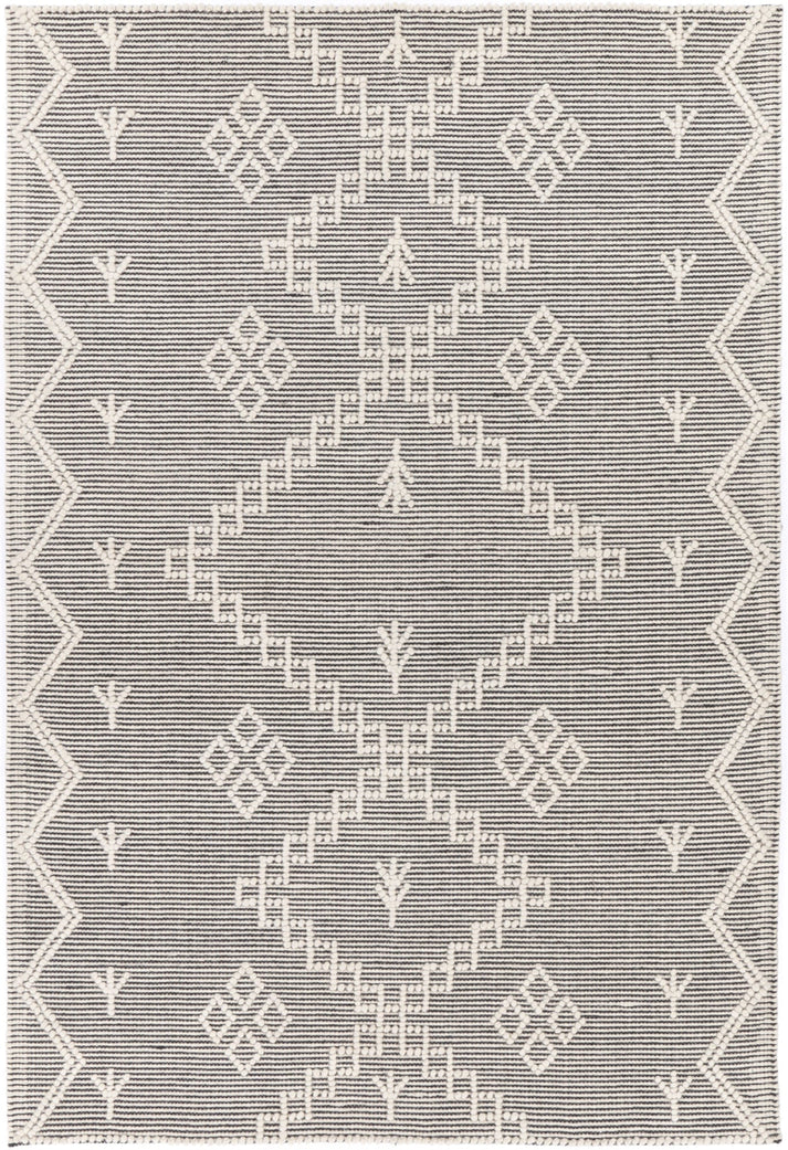 Goa Aztec Wool Blend In Cream Rug – Cheapest Rugs Online
