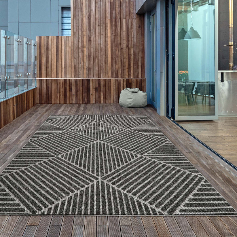 Trellis Charcoal Rug – Cheapest Rugs Online