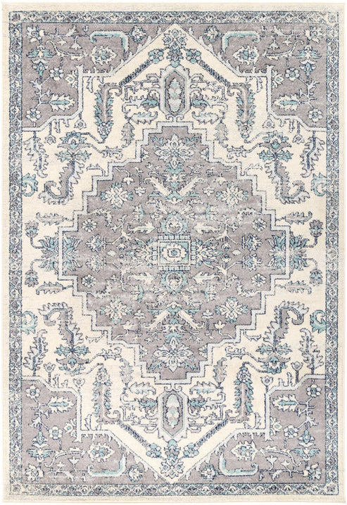 Sicily Avola Transitional In Grey & Blue Rug – Cheapest Rugs Online
