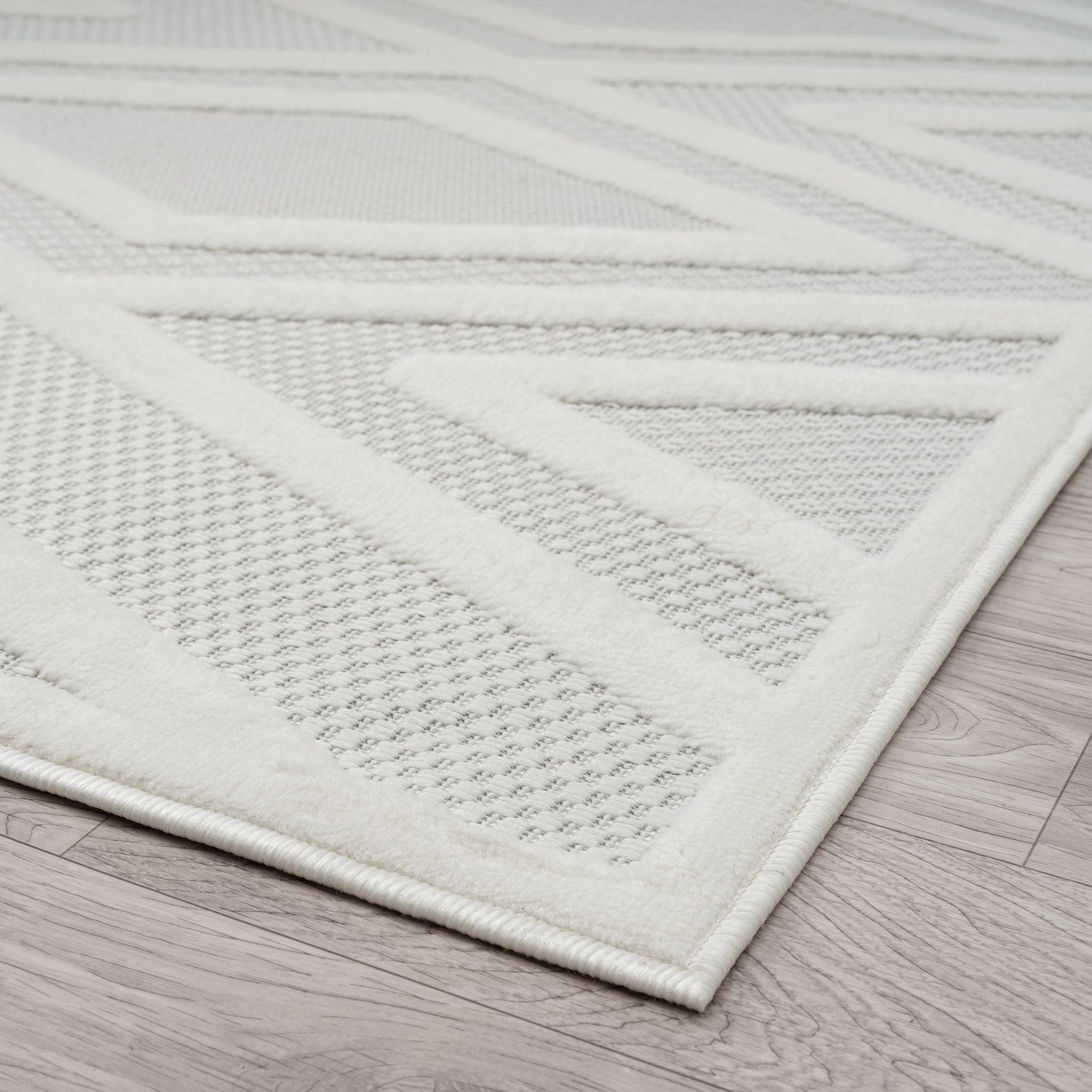 Calm 418 Frost In White Rug – Cheapest Rugs Online