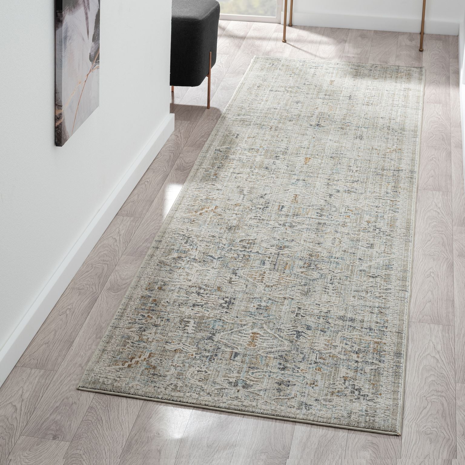 Aubrey 6755 Taupe Runner Rug – Cheapest Rugs Online